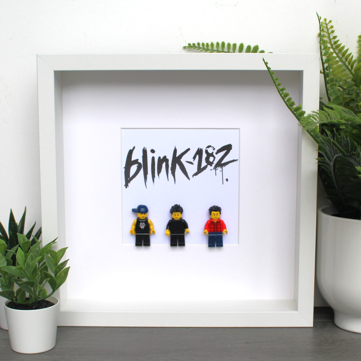Blink 182 LEGO® Minifigure frame – Mrs Crazy Creations