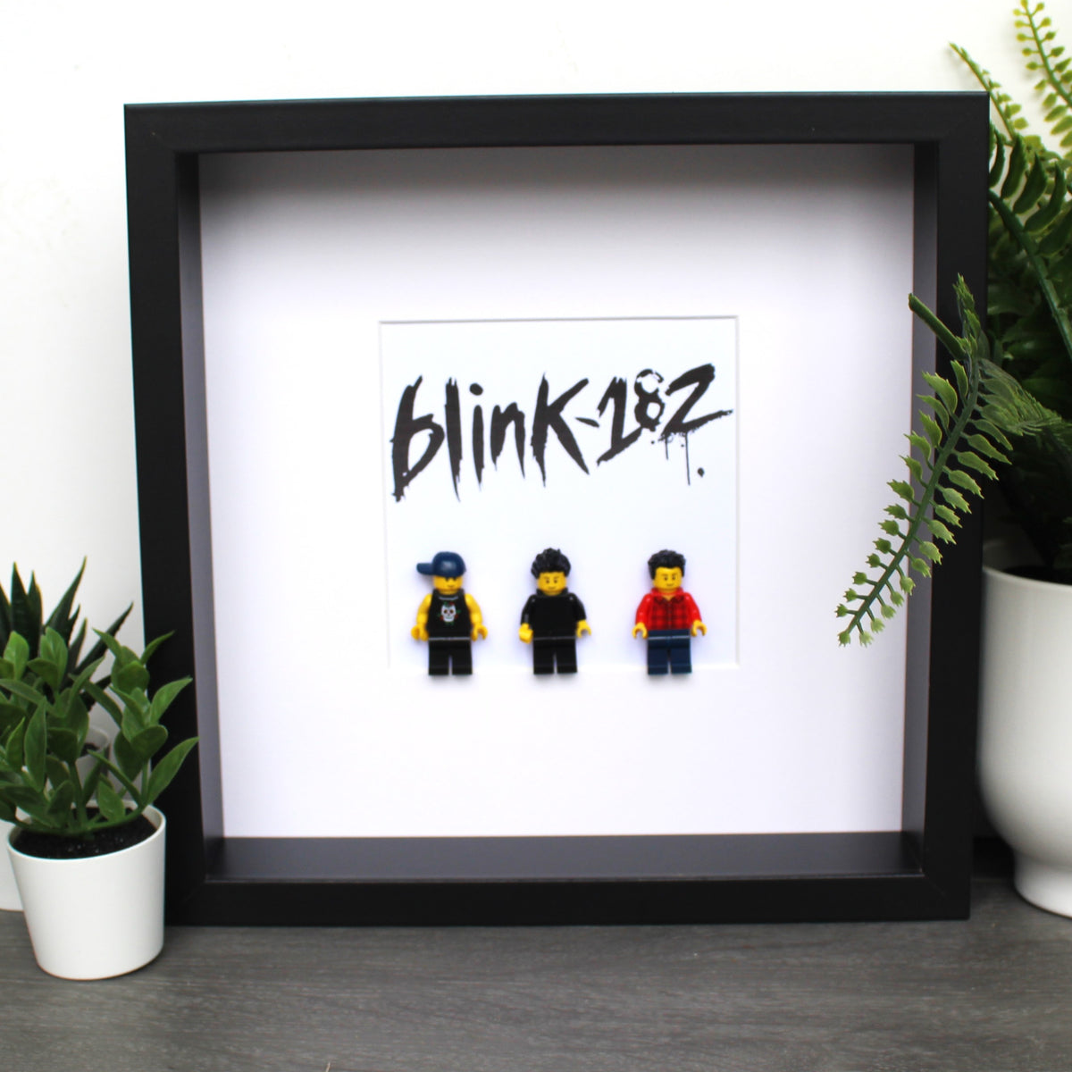 Blink 182 LEGO® Minifigure frame – Mrs Crazy Creations