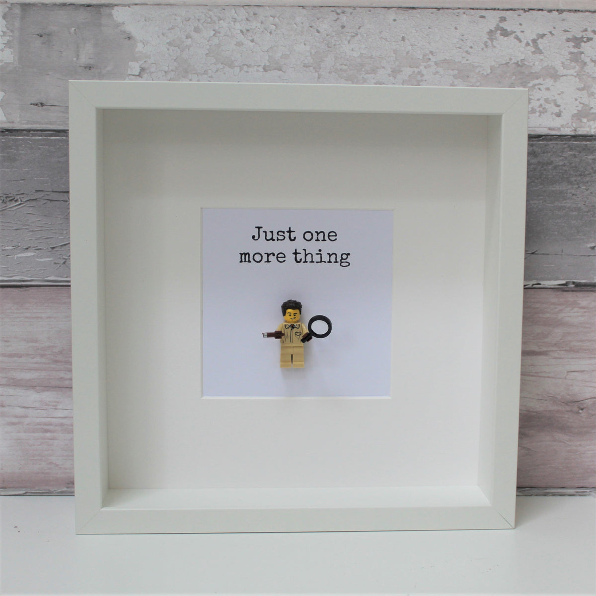 Columbo minifigure LEGO® Frame – Mrs Crazy Creations