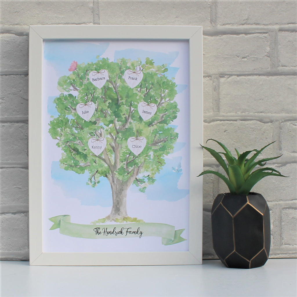 Personalised Family Tree – Mrs Crazy Creations