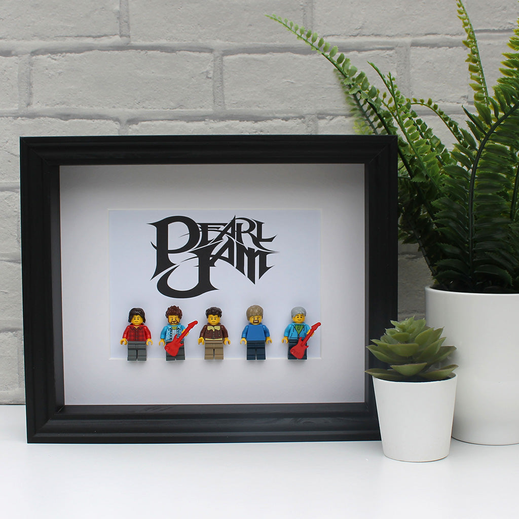 Pearl Jam LEGO® Minifigure Band Frame – Mrs Crazy Creations