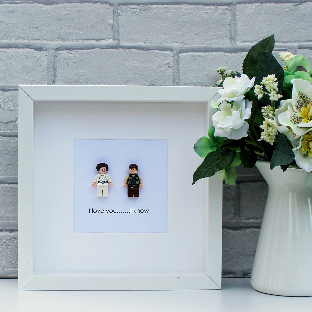 Star Wars - I Love You ...... I Know LEGO® Minifigure Frame – Mrs Crazy ...